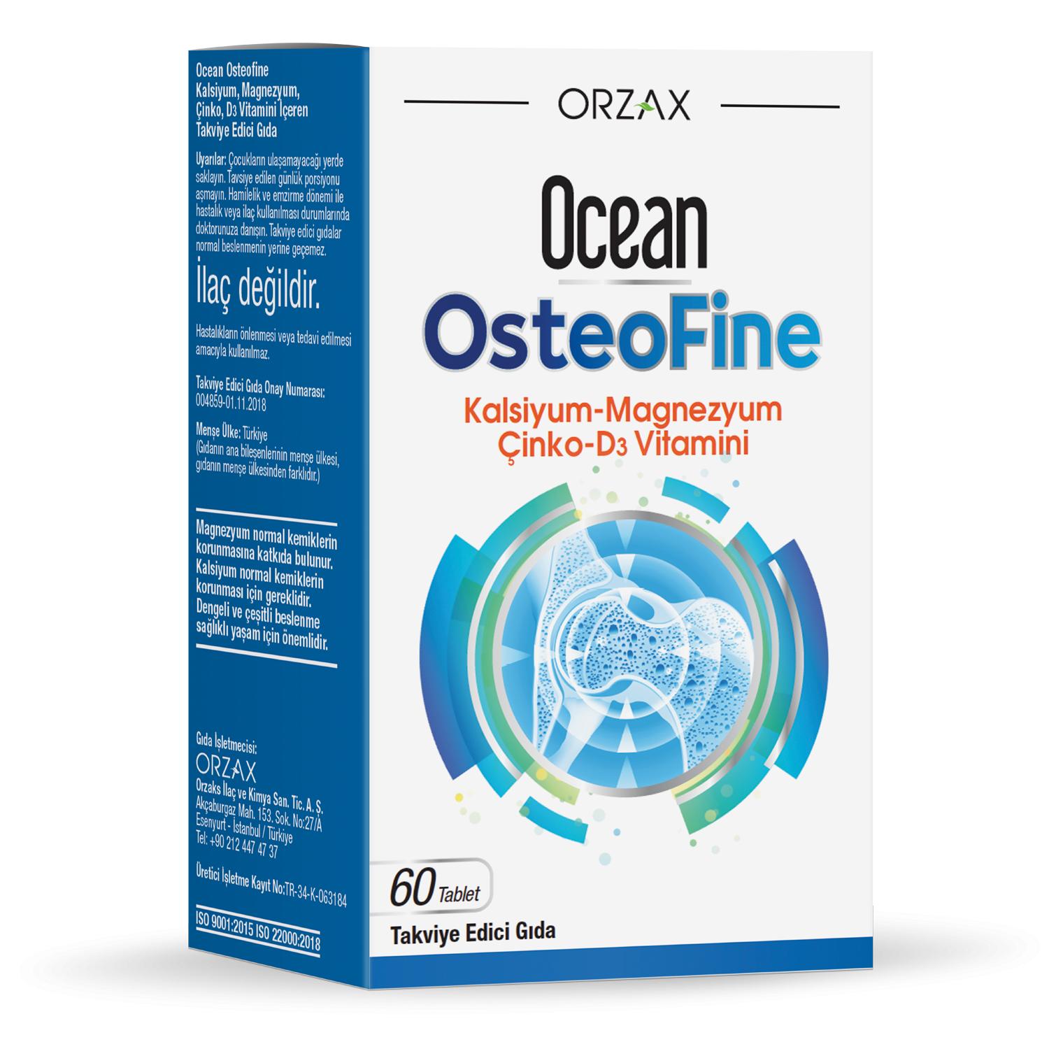 OCEAN OSTE0FİNE 60 TABLET - Fiyat Üyelere Özel