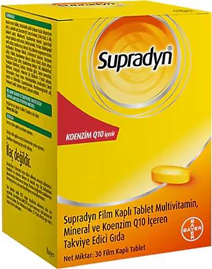 SUPRADYN CO-Q10 30 FİLM TABLET BAYER - Fiyat Üyelere Özel